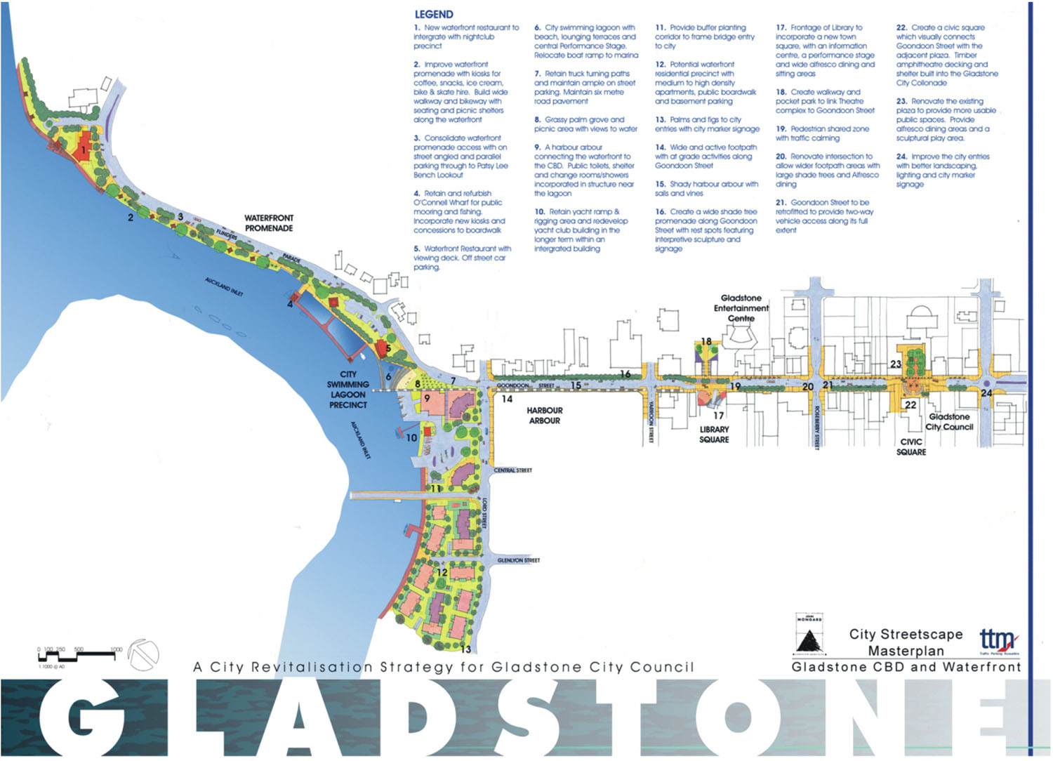Gladstone City Renewal - John Mongard Landscape Architects